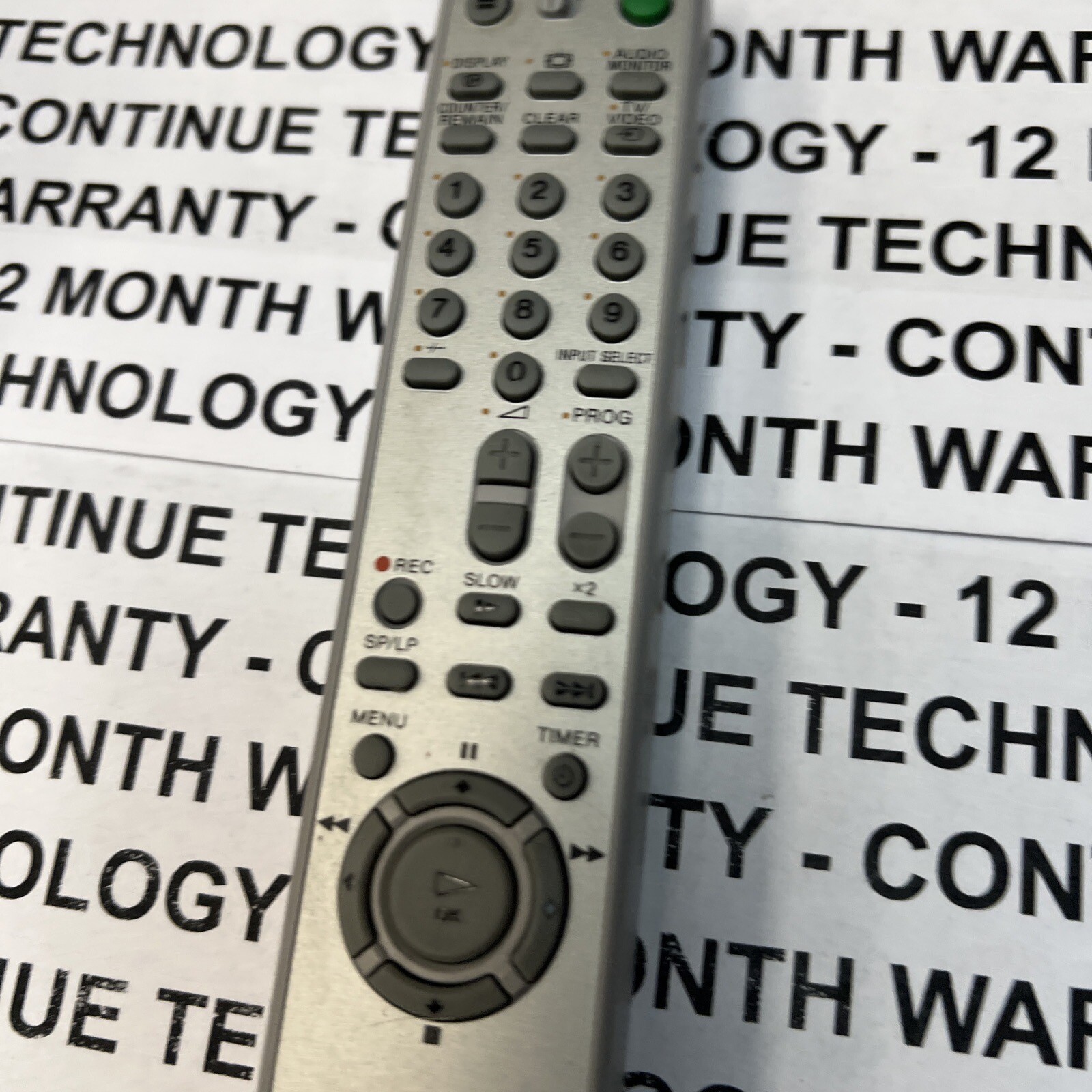 Genuine Original Sony Rmt-v406 Remote Control TV VCR Video2 for sale ...