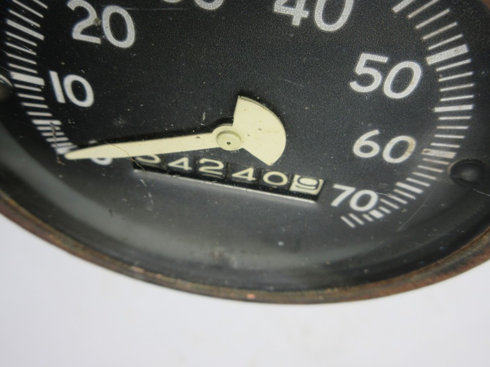 Willys Jeep CJ2A CJ3A CJ3B King Seeley KS 40904-A-N Speedo Speedometer ...