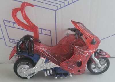TOYBIZ MARVEL SPIDER-MAN WEB CYCLE MOTORCYCLE 1998 LOOSE VEHICLE! R141 ...