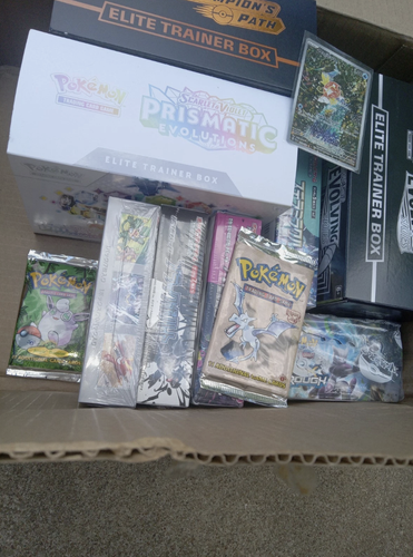 BIG VALUE Large Pokemon SEALED BOX TINS, PACKS, BOOSTER BOXES, ETBS, AND SINGLES | eBay