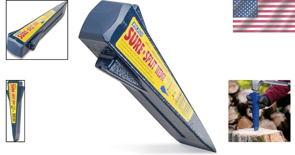 Sure Split Wedge - 5lb Alloy Steel Tool for Effective Wood Splitting ...