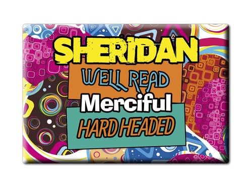 Sheridan Fridge Magnet Name with Adjectives I Love Gift Idea | eBay