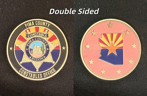 Pima County Constable Arizona Themed Challenge Coin,Law Enforcement ...