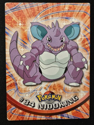 Nidoking #34 Topps Black Label TV Animation Edition Non Holo Pokémon ...