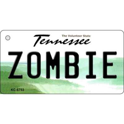 Zombie Tennessee License Plate Tag Key Chain KC-6753 | eBay