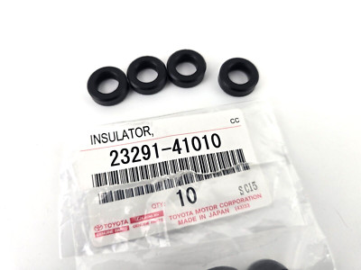 Toyota Lexus Genuine Fuel Injector Seal Kit (x4) 1979-2013 23291-41010 ...