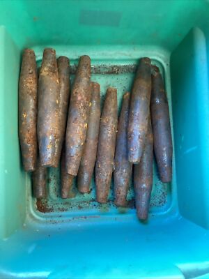12 Lightly Used 3/4" to 1-5/16" X 8" Steel Barrel Style Ironworker Bull ...