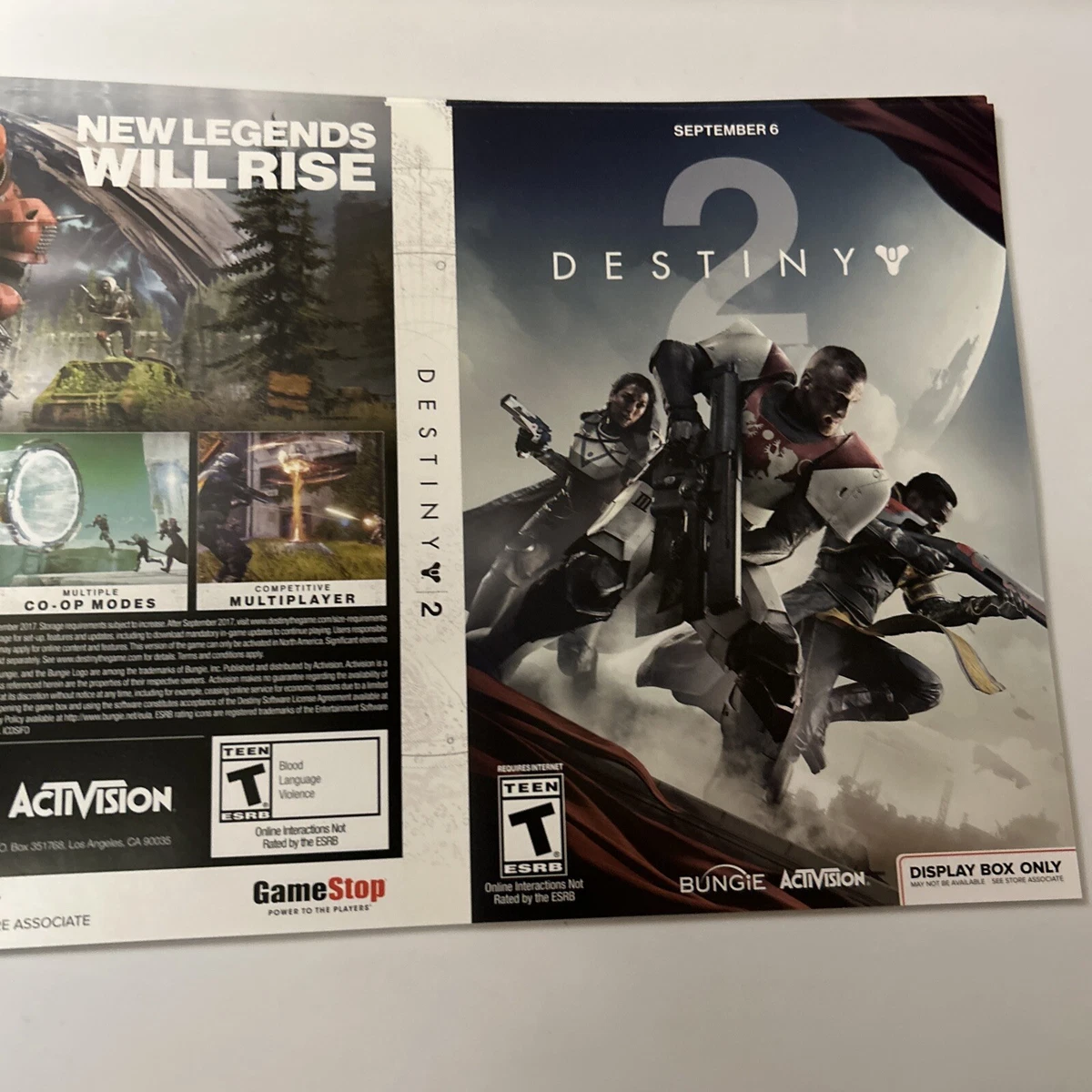 Destiny Bungie Box Art