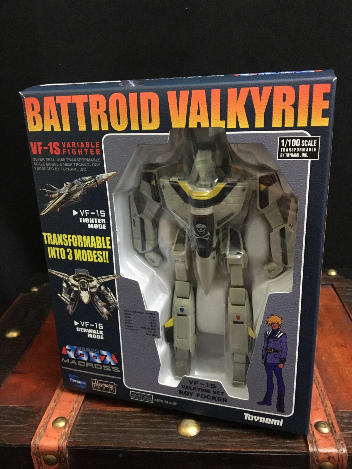 Toynami Macross Battroid Valkyrie Roy Focker VF-1S Action Figure ...