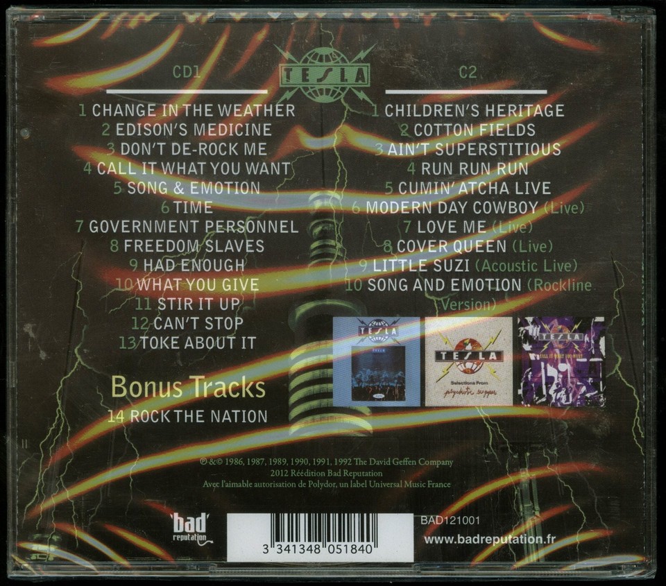 Tesla Psychotic Supper 2 CD set new Bad Reputation reissue remaster | eBay