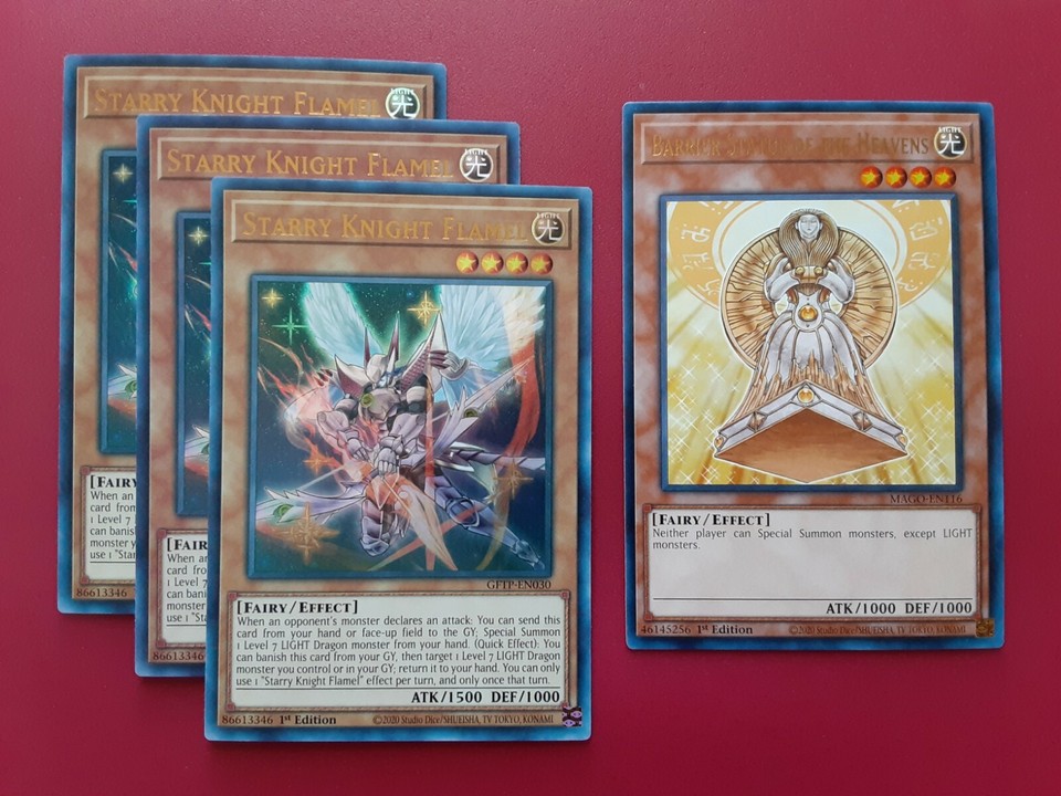 Yugioh Starry Knight Deck 43 Cards Night Dragon Complete Budget ...