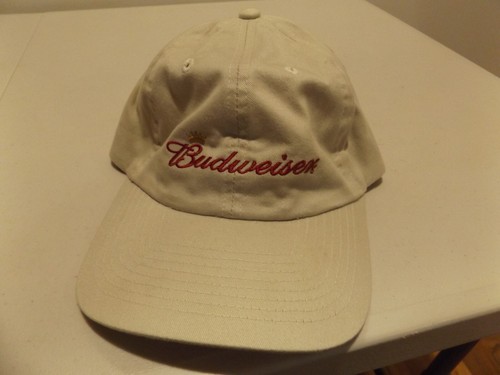 VINTAGE-Budweiser, Tan, Cap-Hat Adjustable Strap Back | eBay