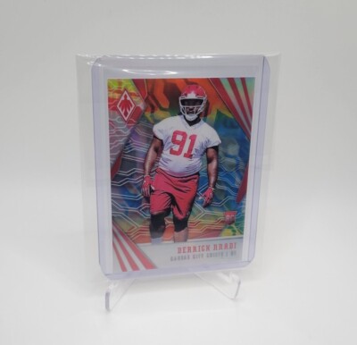 DERRICK NNADI 2018 Panini Phoenix Color Burst Prizm Rookie KANSAS CITY ...