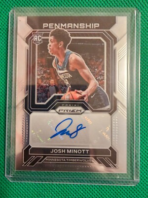 2022-23 PRIZM JOSH MINOTT PENMANSHIP AUTO RC MINNESOTA T-WOLVES | eBay
