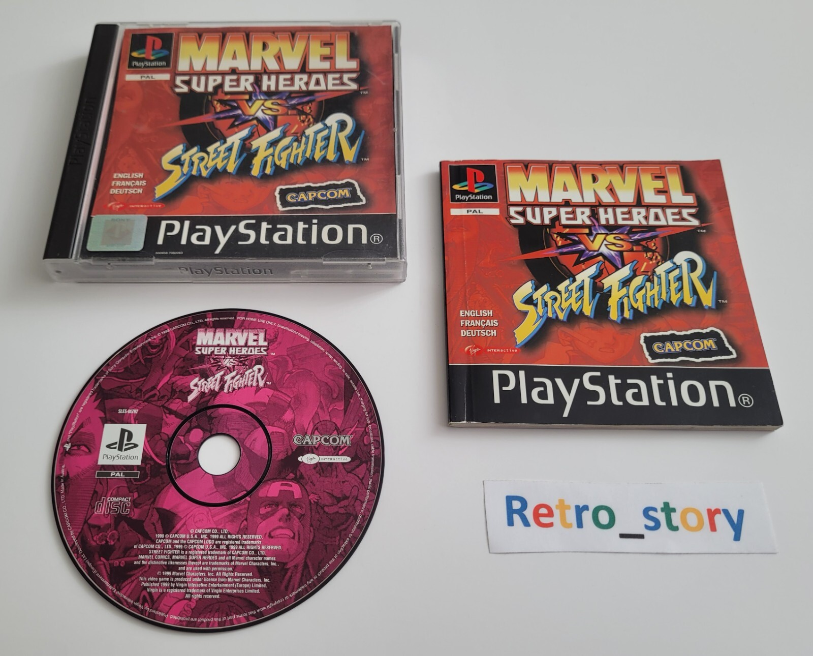 Marvel Super Heroes vs. Street Fighter Playstation - Prix - Photo ...