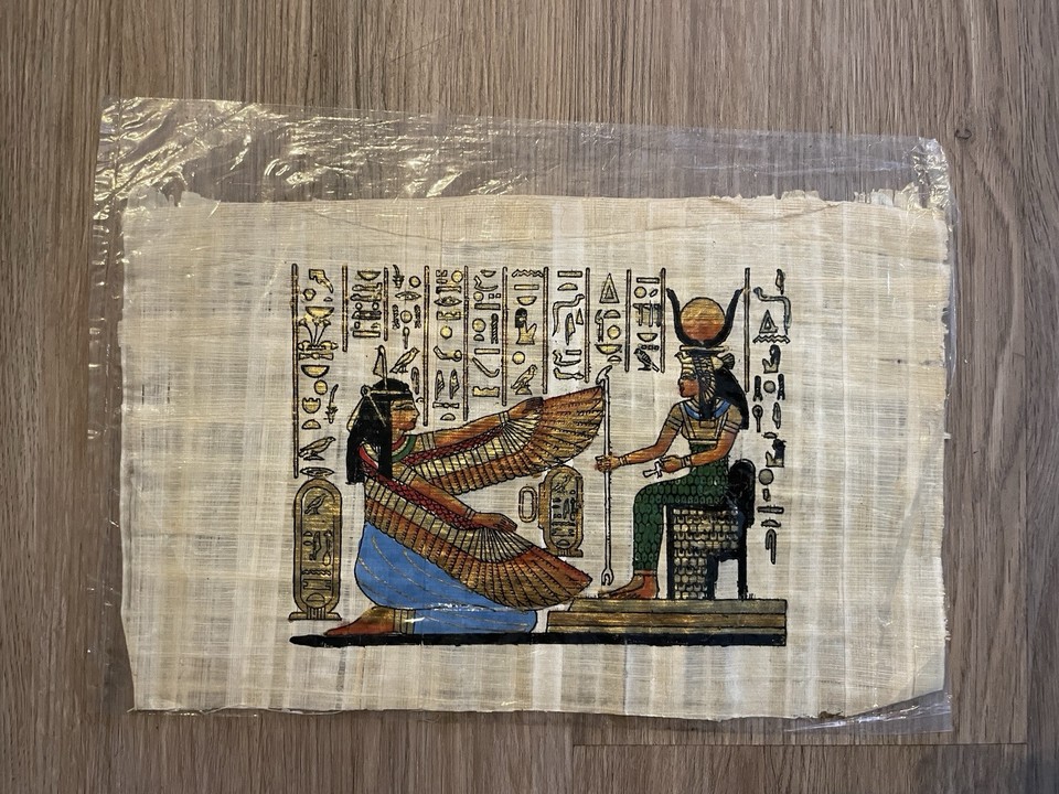 Real Papyrus hand Painted Egyptireal art | eBay