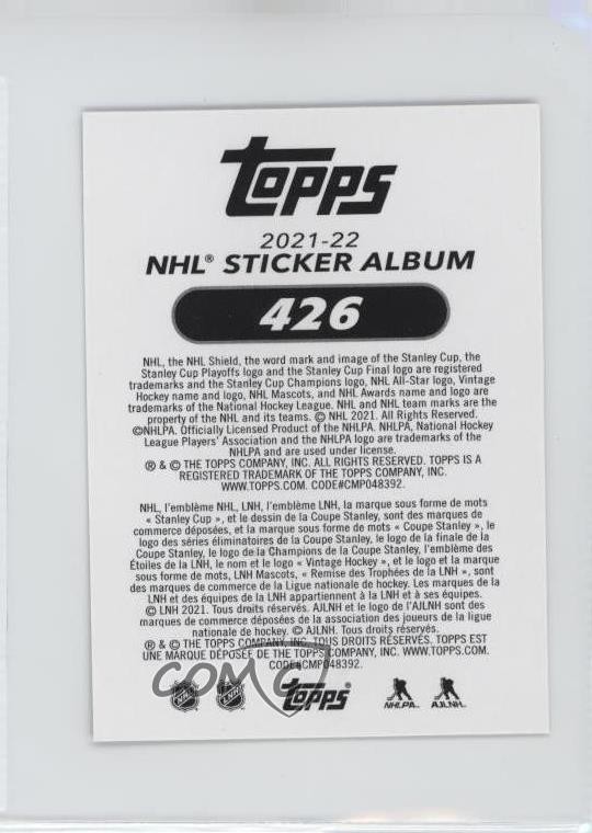 2021-22 Topps NHL Sticker Collection Evgeni Malkin #426 | eBay