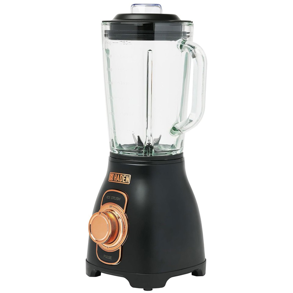 Haden Stainless 1.75 Liter Glass Jug 700W Motor Power Blender, Black ...