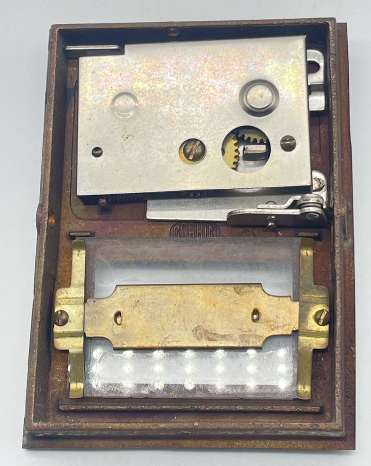 Vintage Brass USPS Post Office Box Door #296 2 Dial Combination Soaring ...