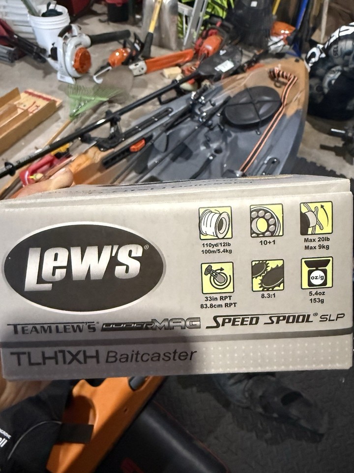 Team Lew’s HyperMag Titanium Baitcasting Reel Model TLH1XH Right Handed ...