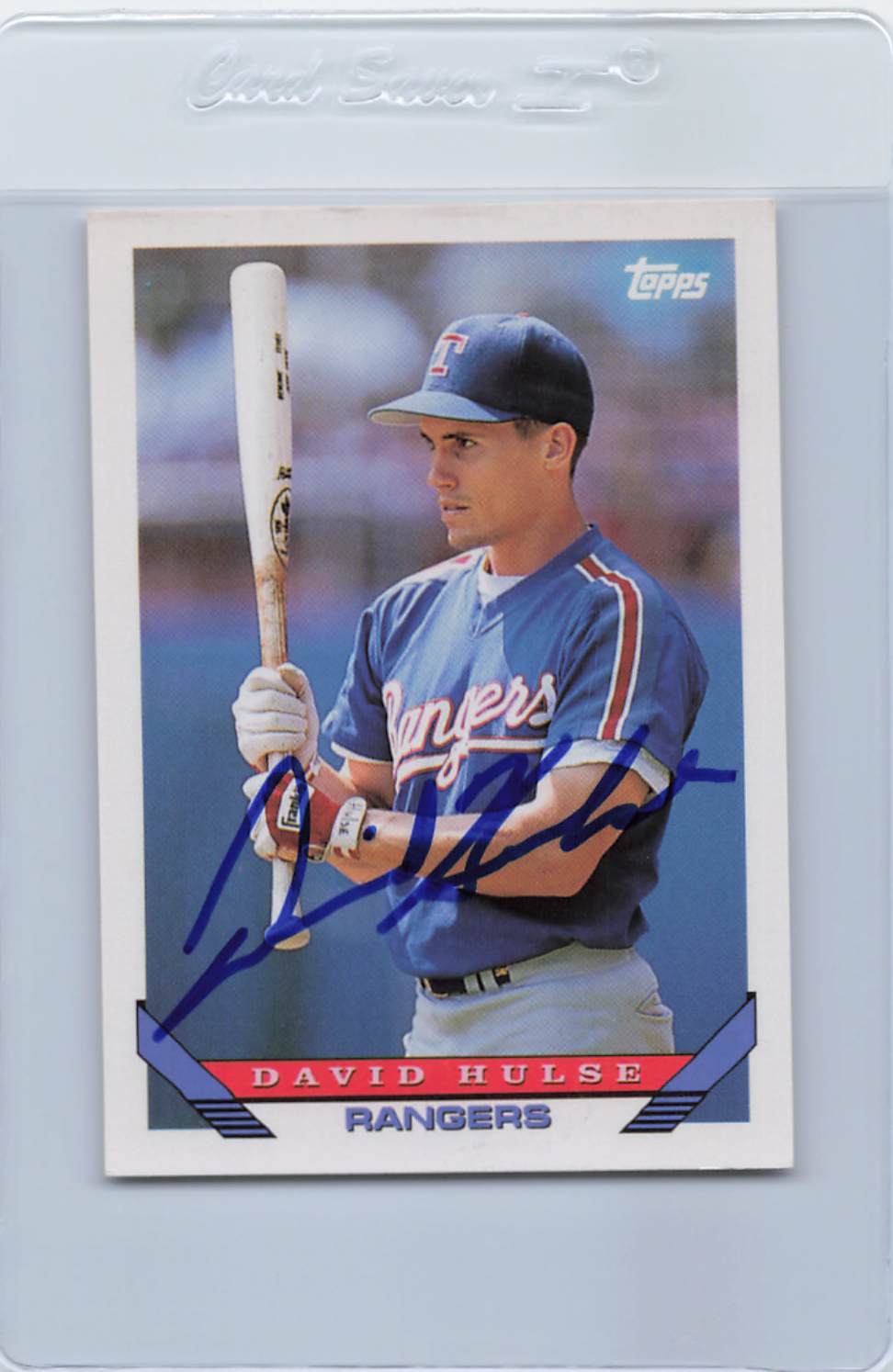 1993 Topps #118 David Hulse Rangers Signed Auto *G3523 | eBay