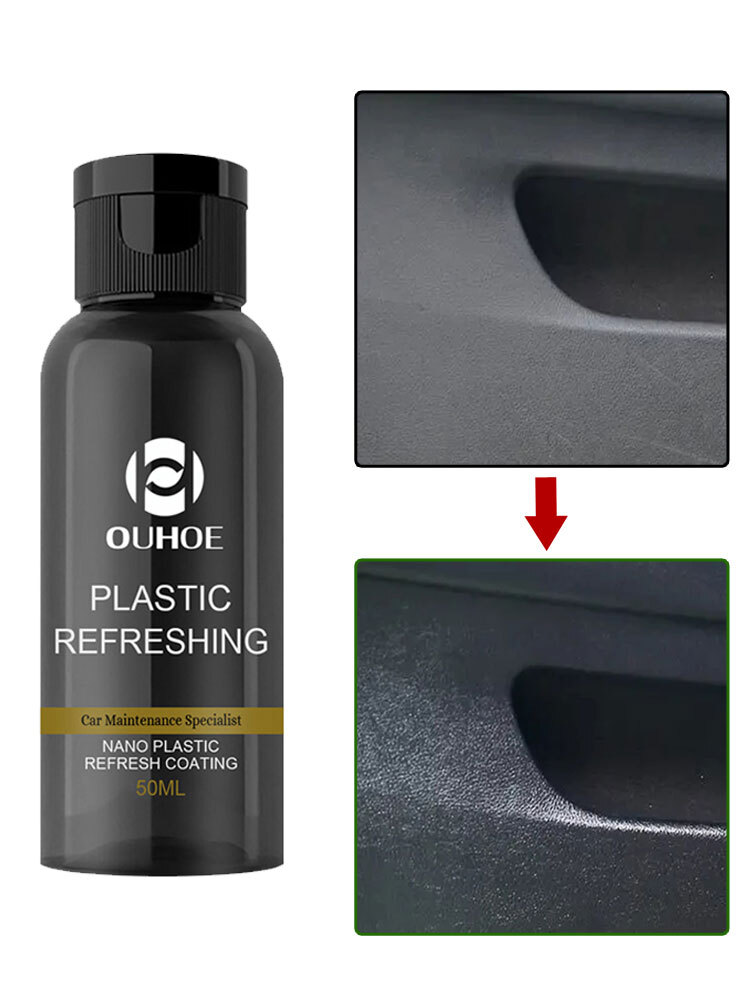 50ml Car Plastics Parts Refurbish Agent Car Dashboard Interior Restorer ...