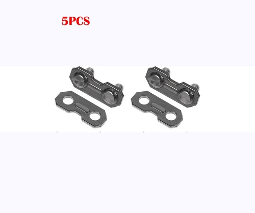 5PCS 3/8" Chainsaw Master Chain Repair Links Connector Kit Stainless ...