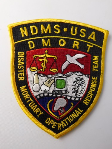 DISASTER MORTUARY OPERATIONAL RESPONSE TEAM PATCH SHOULDER CREST NDMS ...