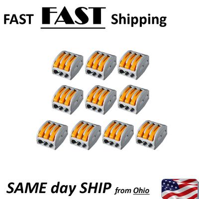 quick connectors --- 120vAC 125vAC 240vAC 250vAC --- 3 way --- 10 pack ...