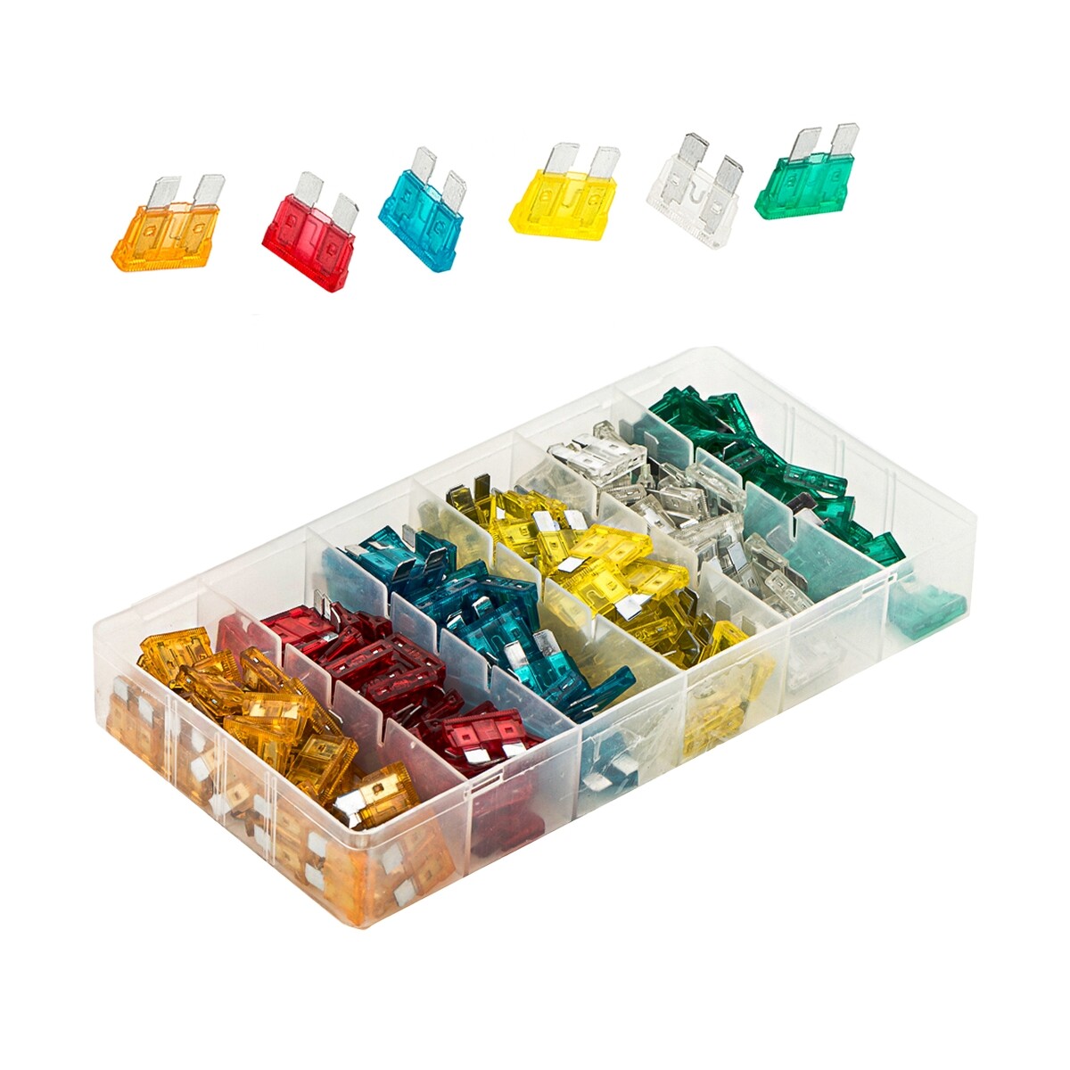 Car Fuses Set 200 Pcs. Flat Fuse Assortment 5-30 A for Jeep | eBay