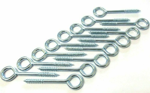 Vine eyes. Screw in. Garden. Climbers. Steel. BZP. 50mm 75mm 100mm *Top ...