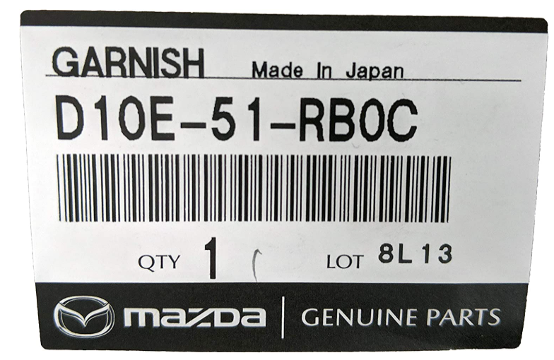 Mazda Genuine CX-3 Driver LH Front Lower Molding Trim 2016-2021 D10E-51 ...