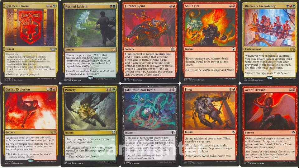 Custom Fling Treasure Commander EDH Deck - Ziatora, the Incinerator ...