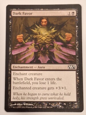 Dark Favor - Magic 2013 Core Set M13 - Magic the Gathering MTG Nice! | eBay