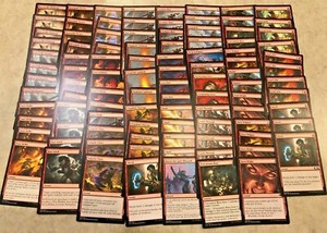 MTG Magic: The Gathering Common 100x Red INSTANT/SORCERY LP-NM 2014 ...