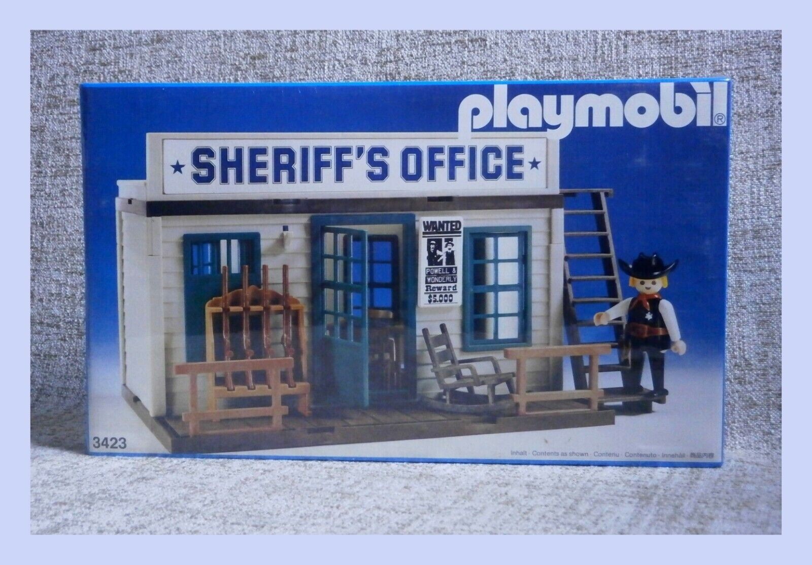 PLAYMOBIL 3423 Sheriff's Office Play Set 1992 Western for sale online ...