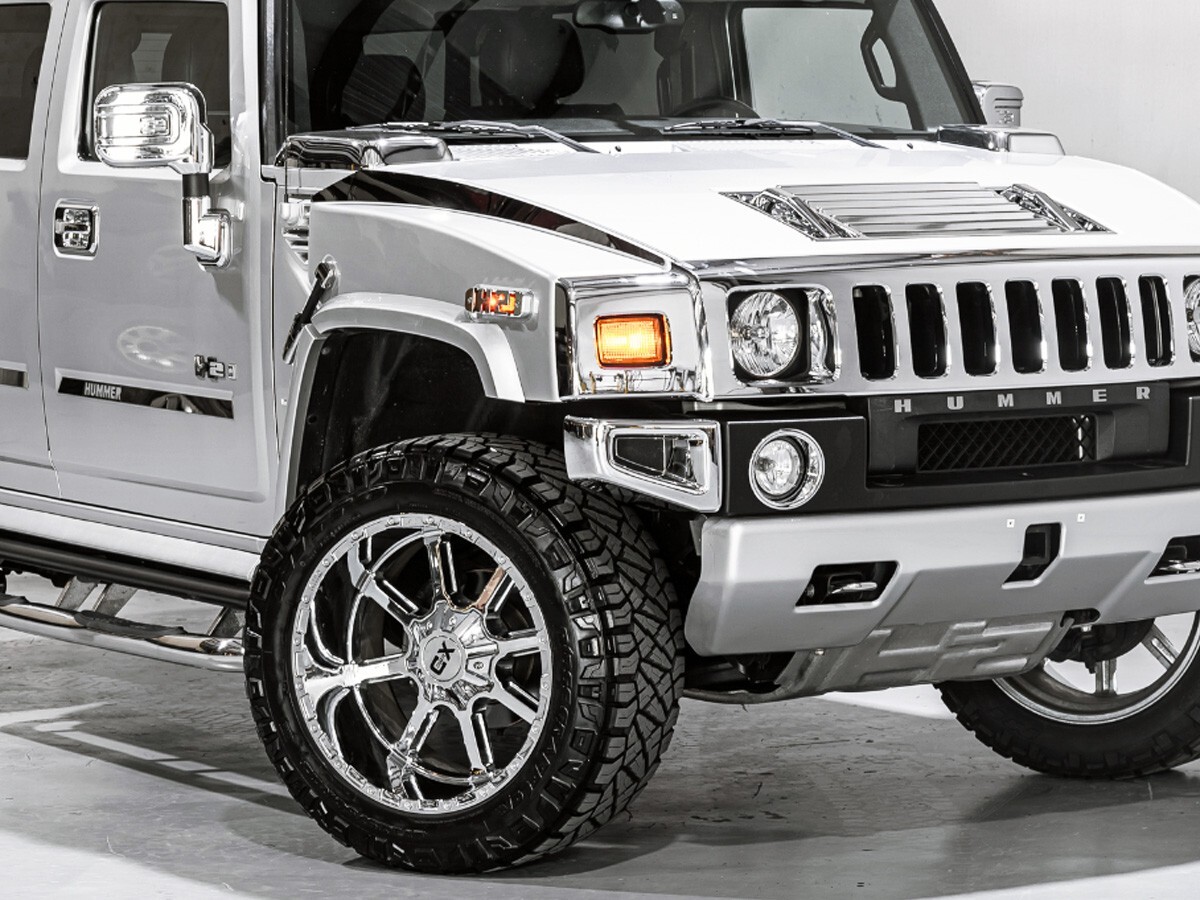 Stainless Steel Chrome 2PC Hood Accent Trim FOR 2003-2009 Hummer H2 | eBay