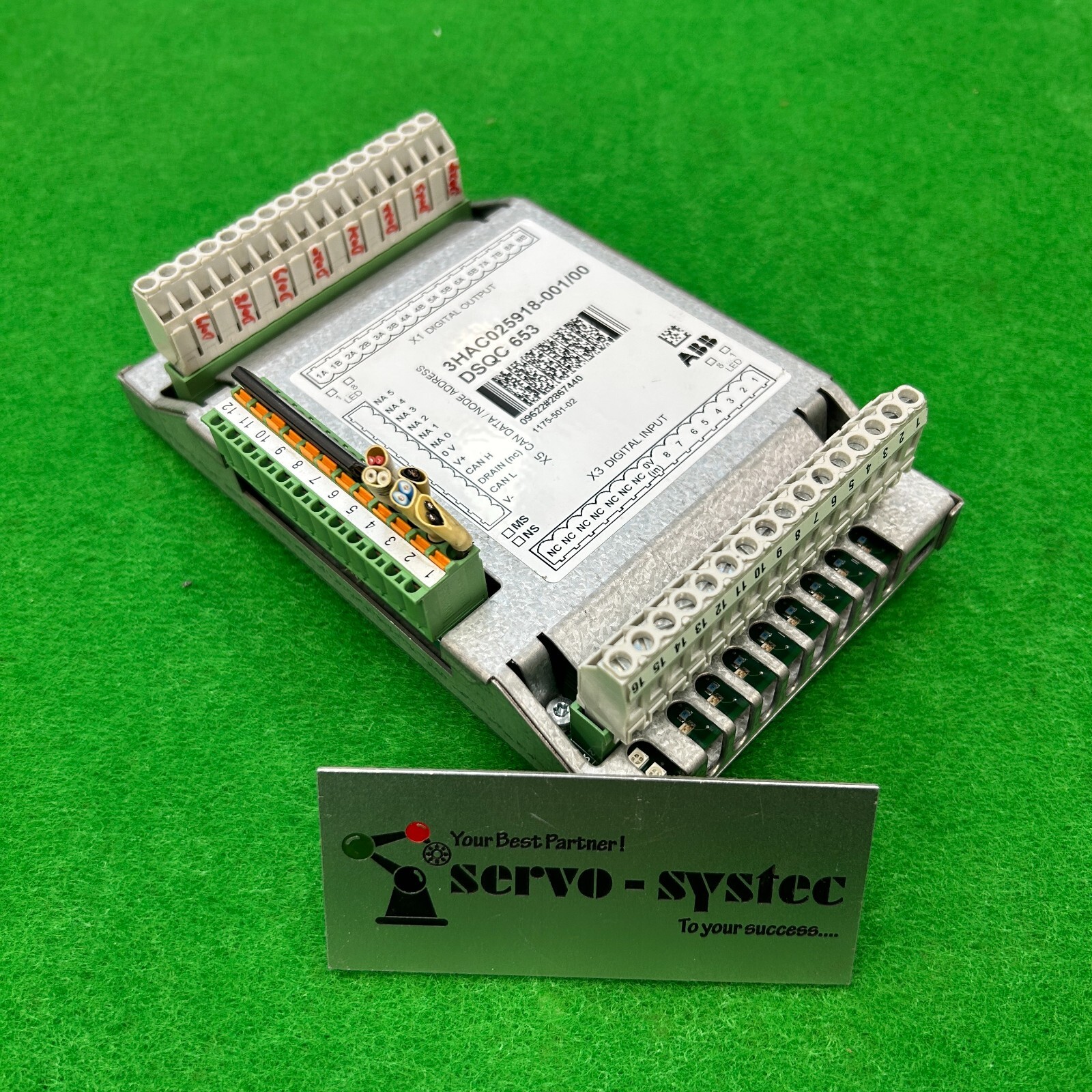 ABB CONTROLLER I/O UNIT 3HAC025918-001/00 (USED) DHL INT'L SHIPPING | eBay