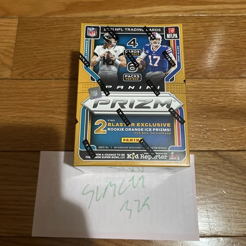 New 2021 Panini Prizm NFL Football Trading Cards Fanatics Blaster Box ...