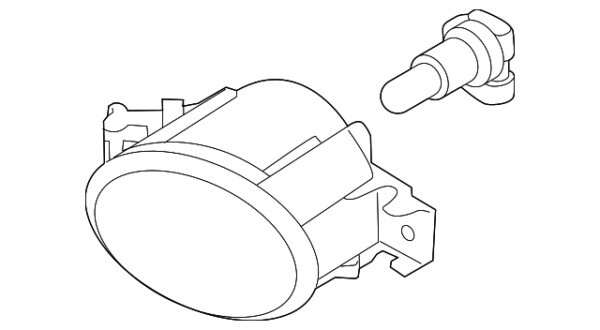 26150-8993A Nissan Lamp assy-fog, rh 261508993A, New Genuine OEM Part ...