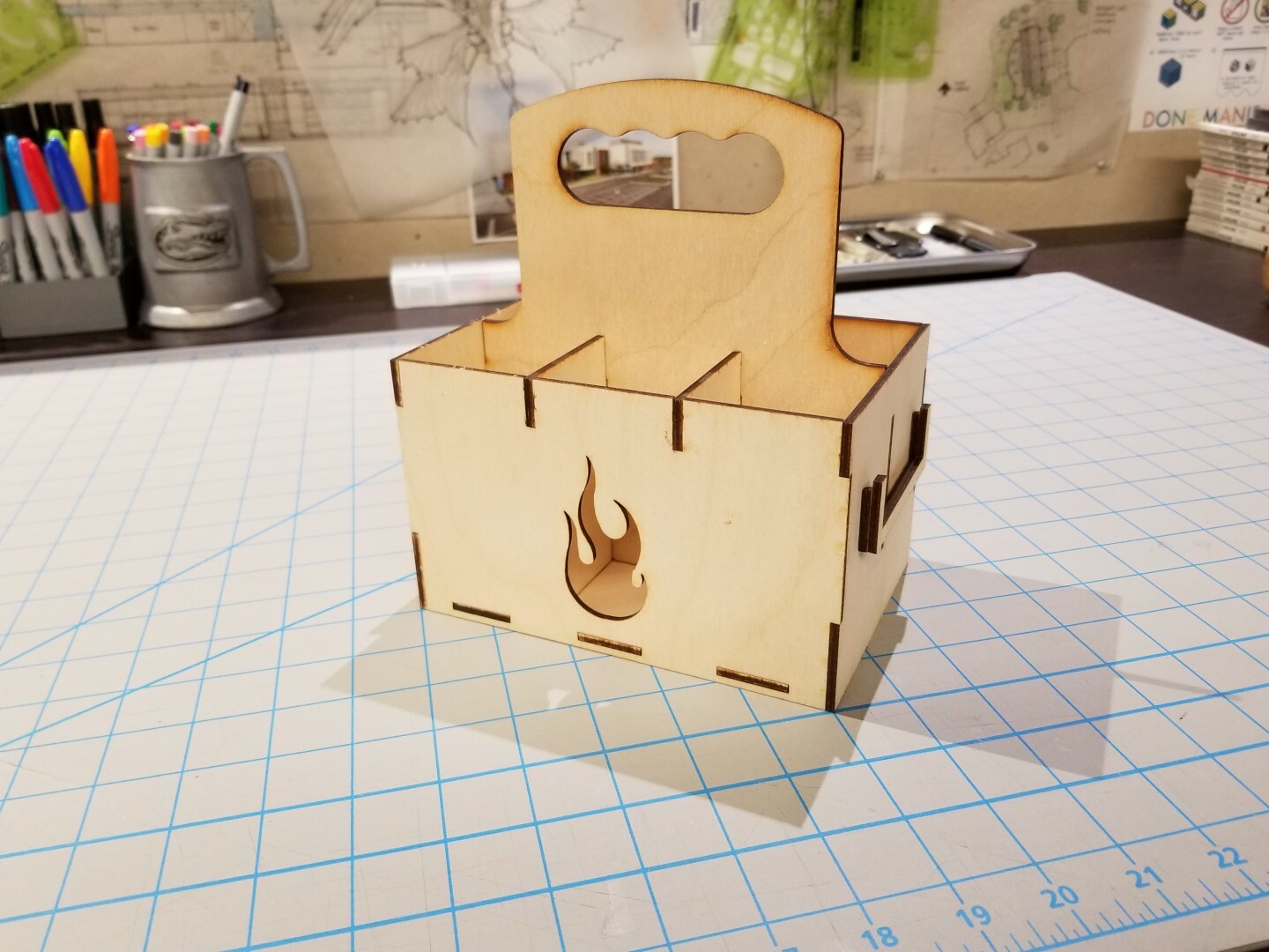 New Custom Made Six (6) Pack Hot Sauce Caddy for Kitchen or Office | eBay