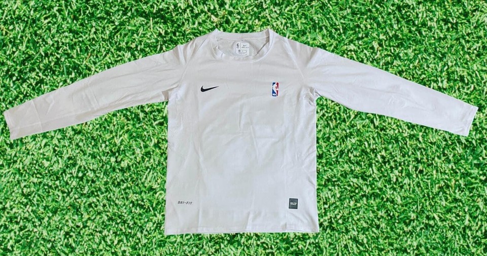 NIKE PRO NBA Compression TShirt Long Sleeve - Black and White (M-2XL ...