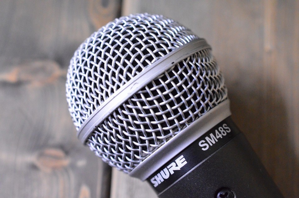 Shure SM48S Dynamic Vocal Microphone Used with Soft Case | eBay UK