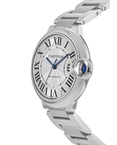 New Cartier Ballon Bleu 36mm Automatic Silver Dial Steel Women's Watch WSBB0048 | eBay