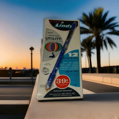 Vintage 1963! 1 Lindy Medium Point Utility Pen ~ NOS Unused | eBay