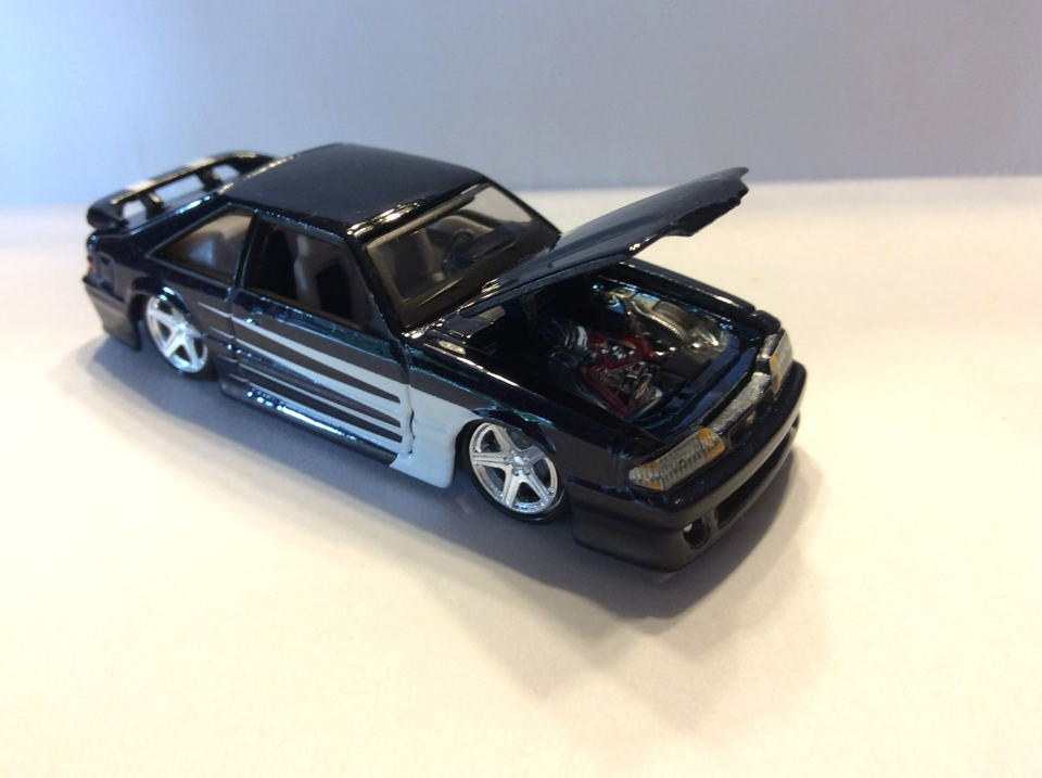 Slammed 1993 93 Ford Fox Body Mustang Cobra 1/64 Scale Limited Edition ...