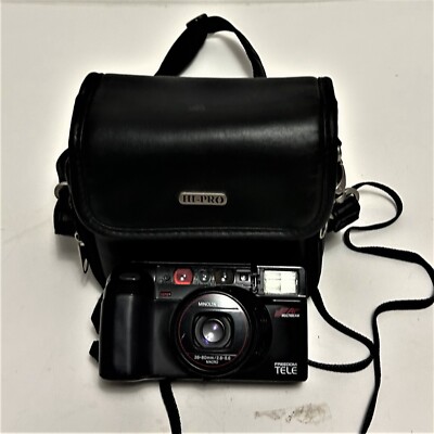 Minolta Freedom Tele Point & Shoot 35mm Film Camera 38-80mm Untested ...