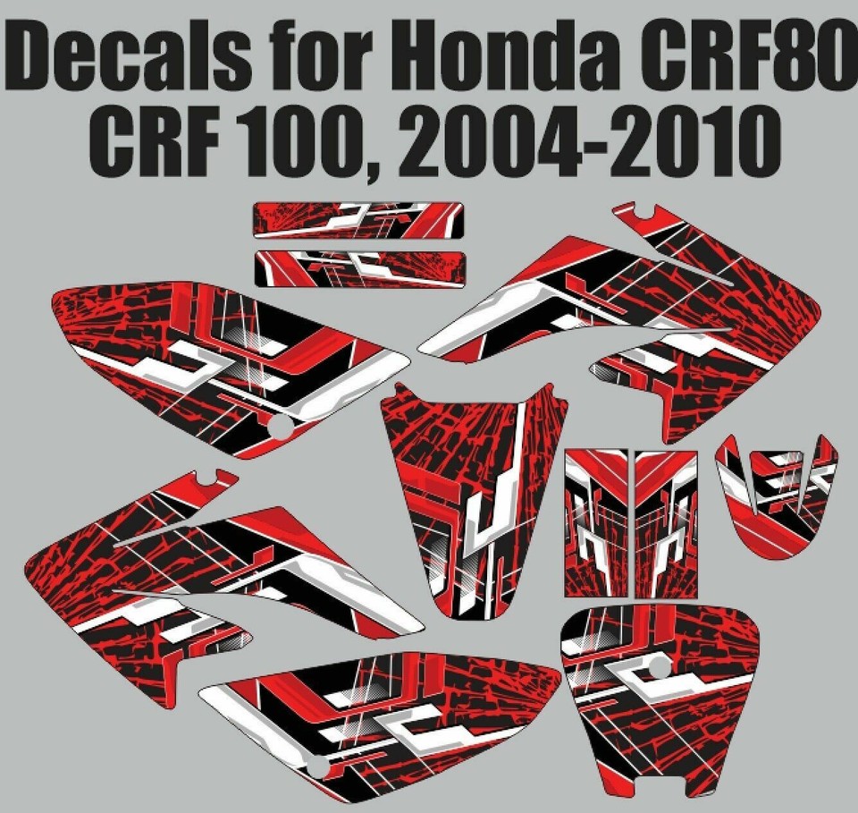 Graphic kit for Honda CRF80 CRF 80 100 CRF100 decal stickers Wrap dirt ...