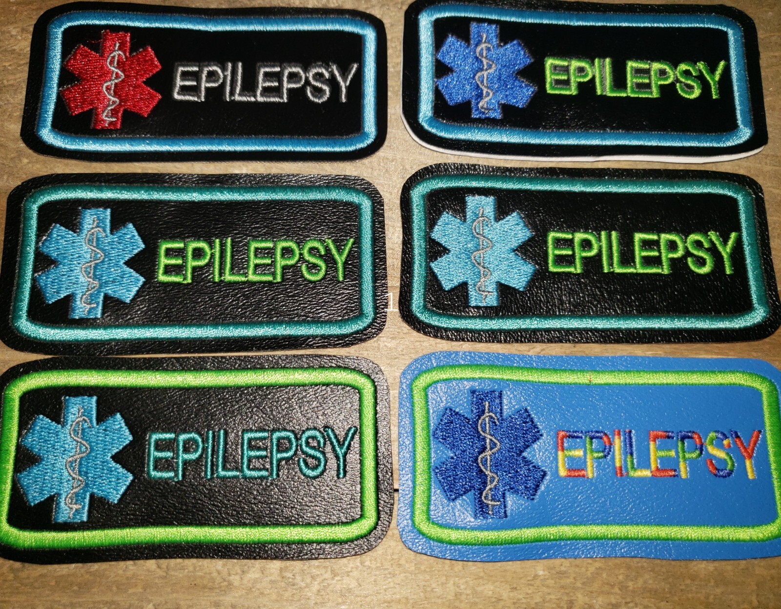 Epilepsy Service Dog Patch, Patches for Vests assorted colors choice of ...