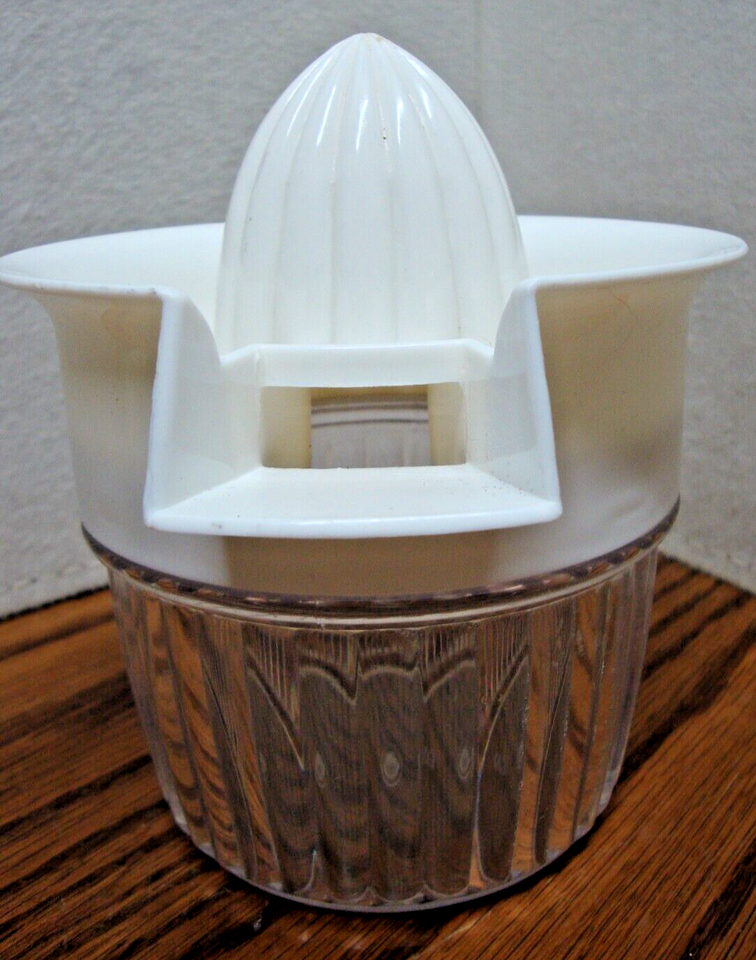 Manual Juicer Orange Lemon Citrus Juice Reamer Squeezer w/Jar~2pc ...